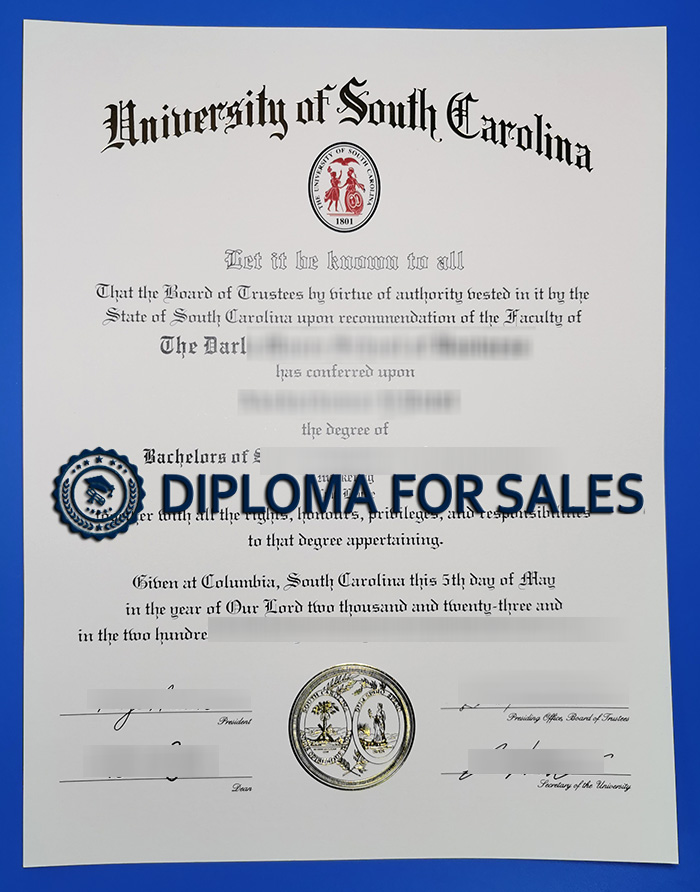 Can I buy a fake University of South Carolina Diploma online?